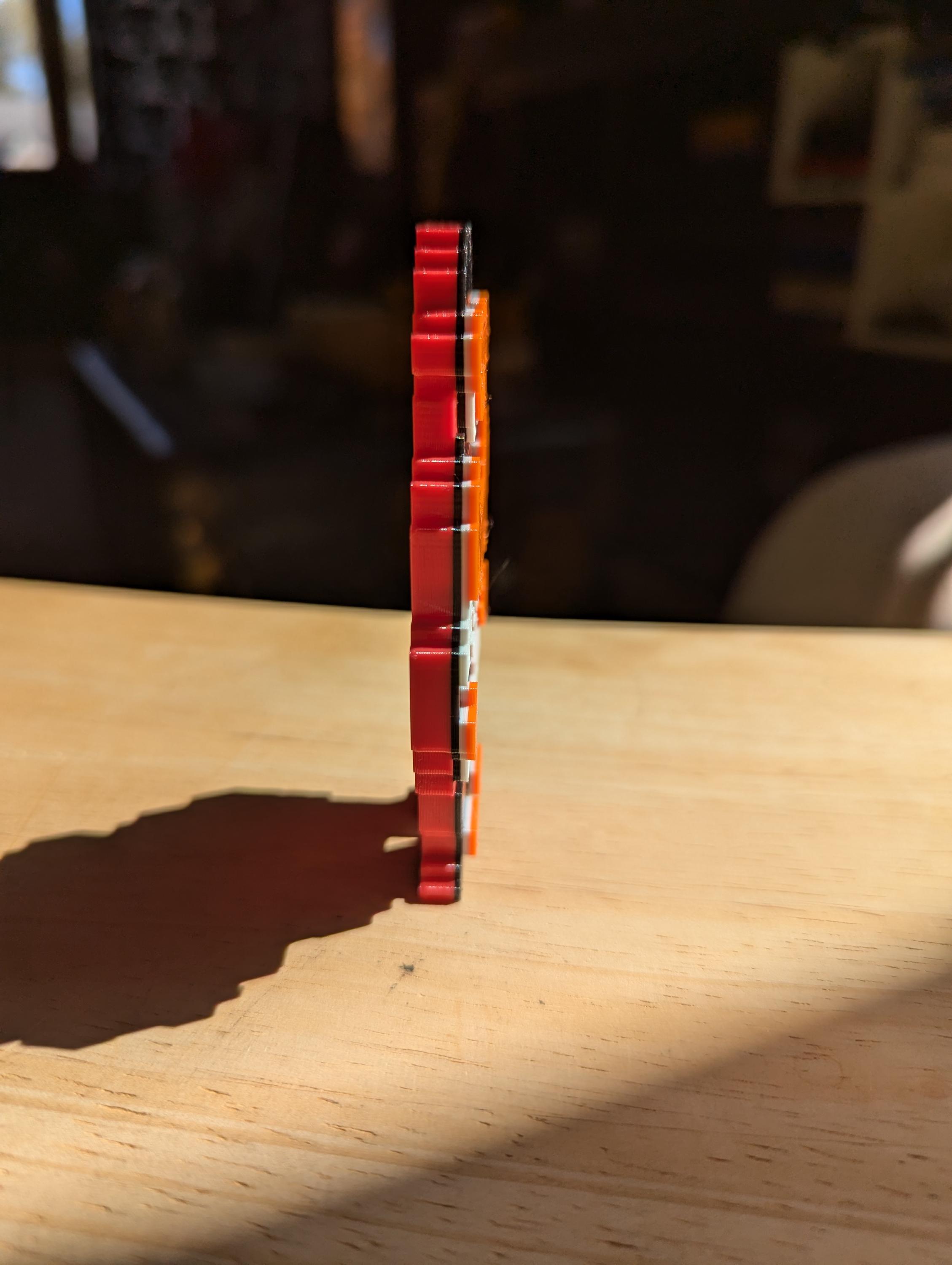 Gritty 3D Printed Pixel Art - Etsy