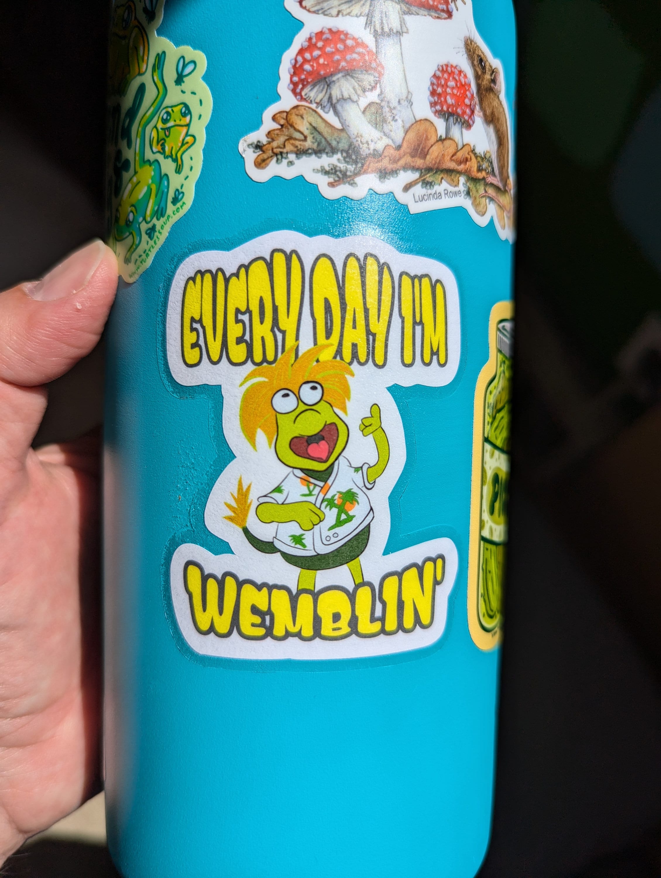 Wembley Fraggle Sticker | Every Day I'm Wemblin' - Etsy