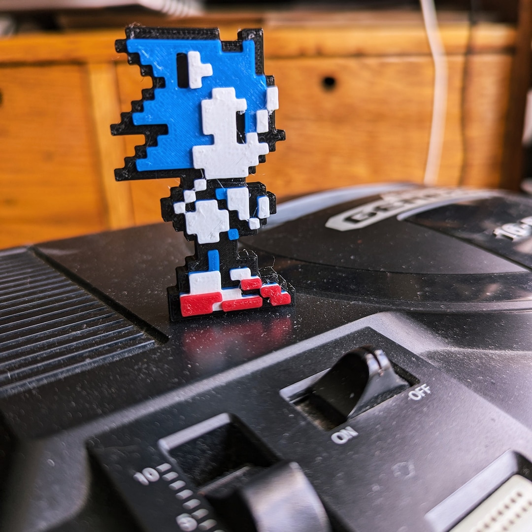 Sonic the Hedgehog 3D Print Magnet - Etsy