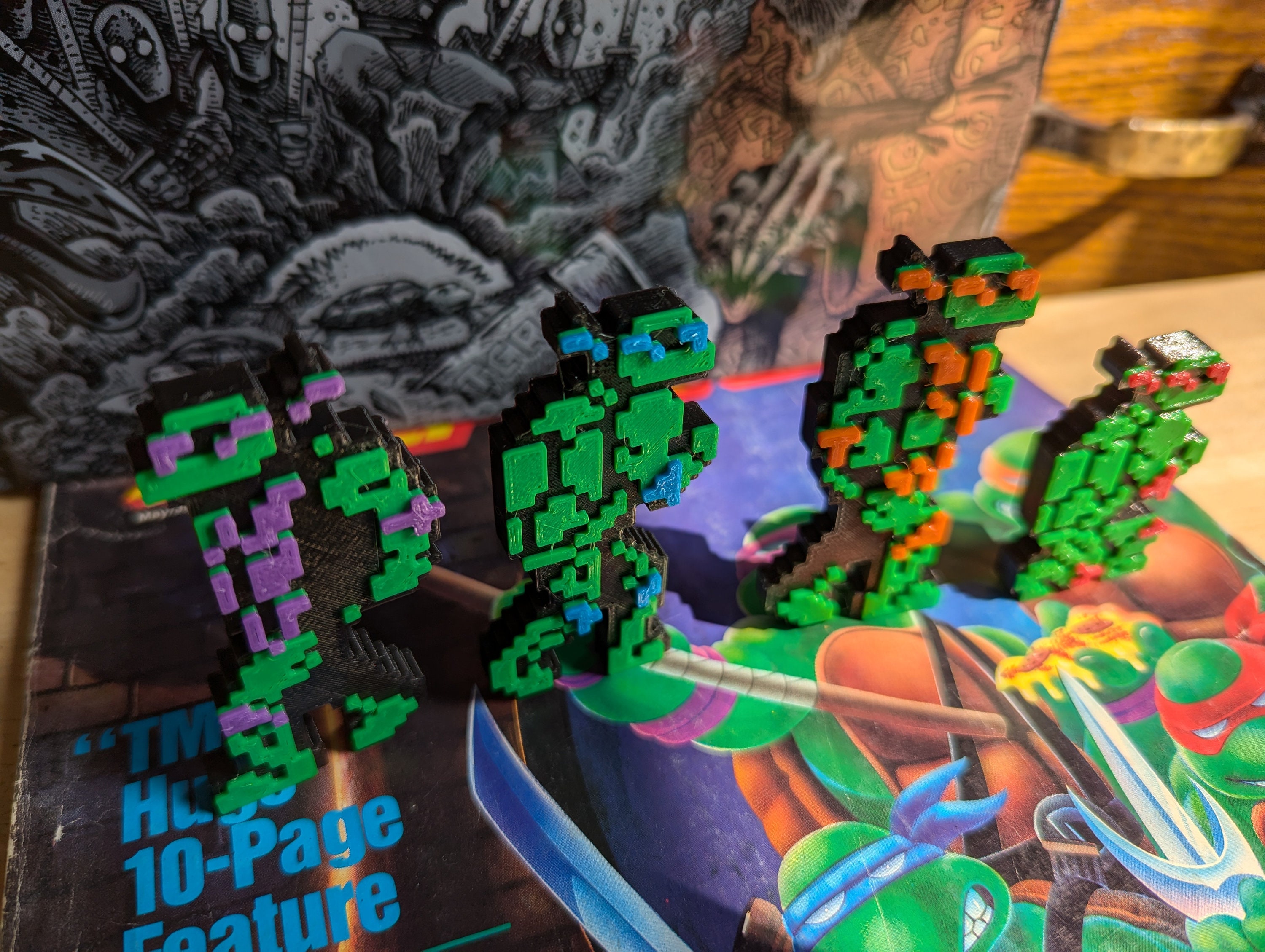 TMNT NES Pixel Prints - Etsy