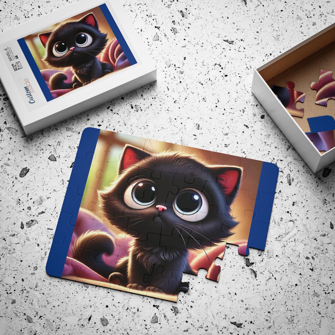 Whiskers the Wonder Cat: 30-piece Puzzle - Etsy