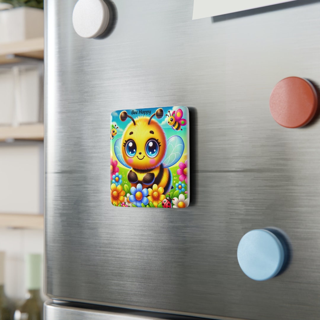 Buzzy Bee Happy: Bumble Bee Magnet - Etsy