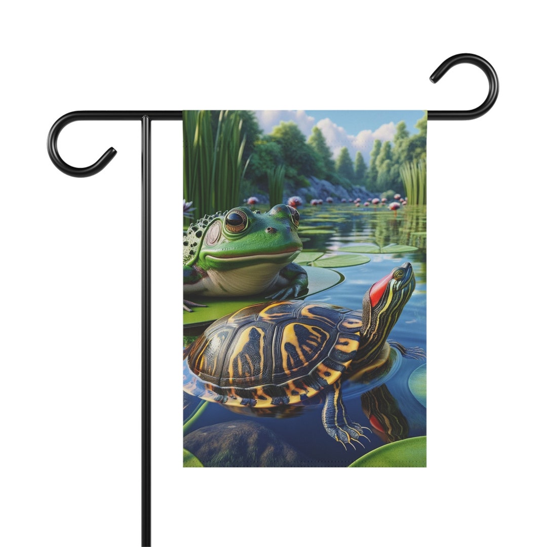 Pond Friends Garden Flag - Etsy