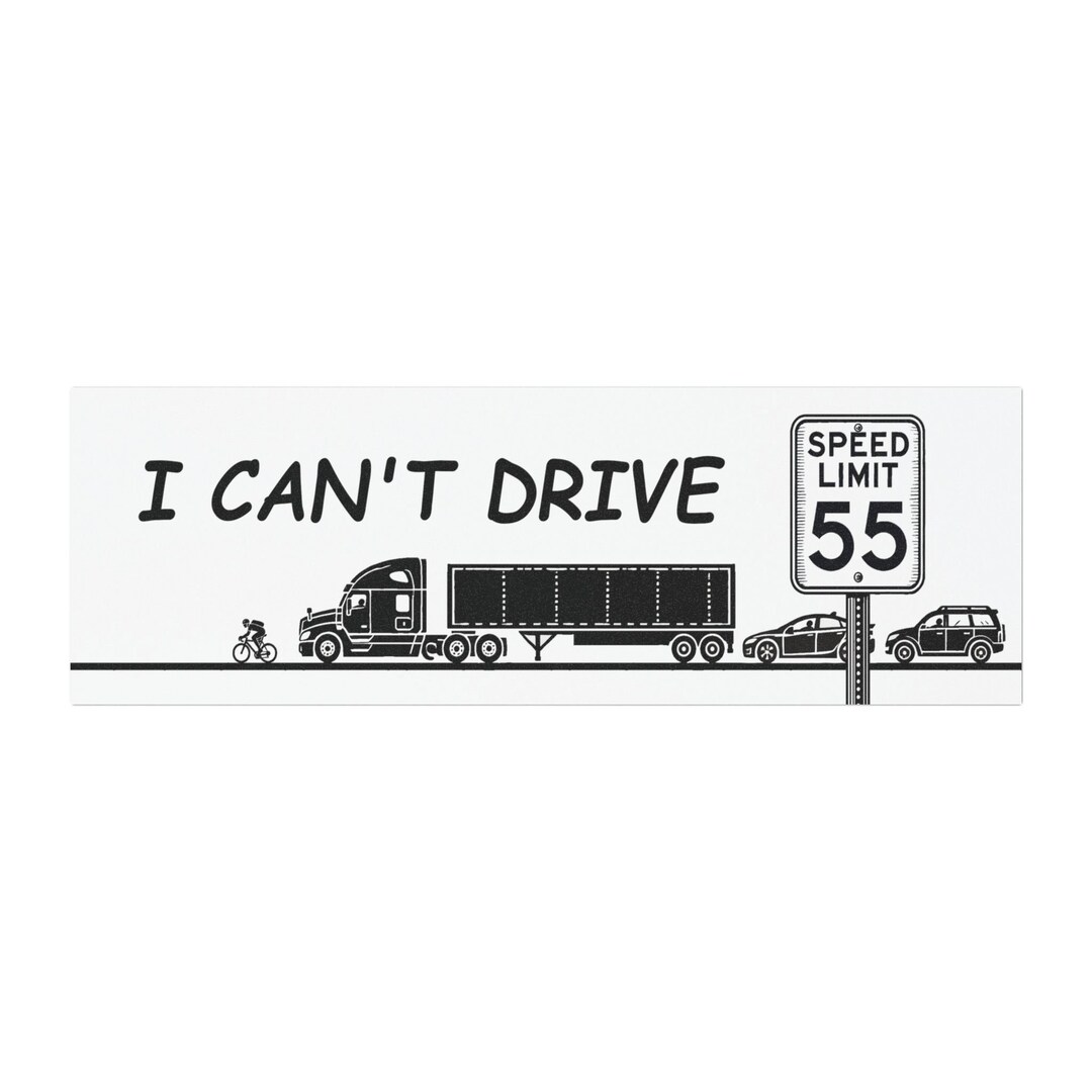 I CAN'T DRIVE - Funny Car Magnet - Etsy