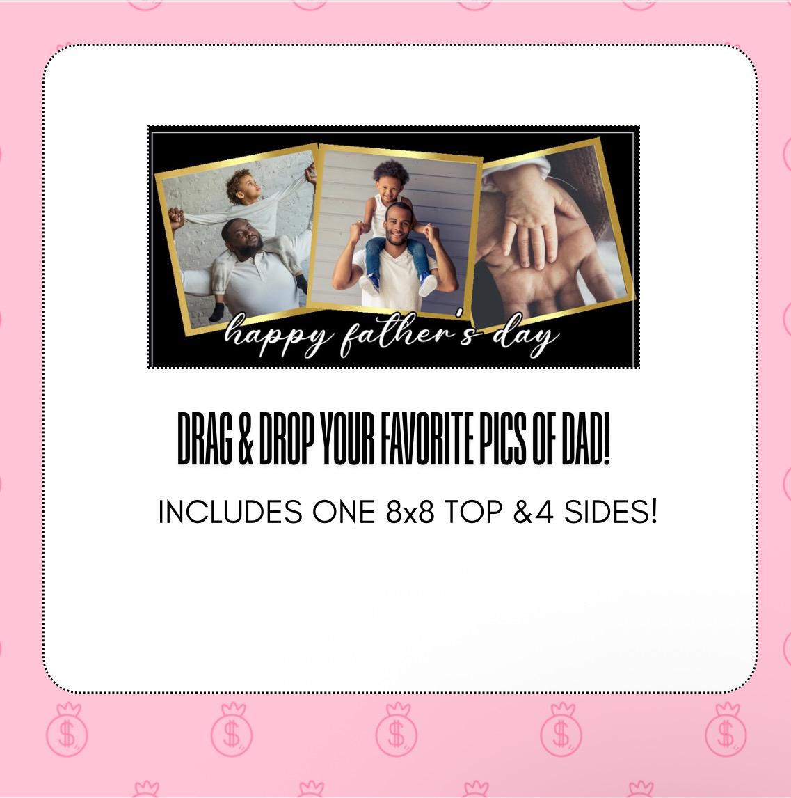 Father’s Day Gift Box Canva Templates – Editable Printable Box for Dad ...