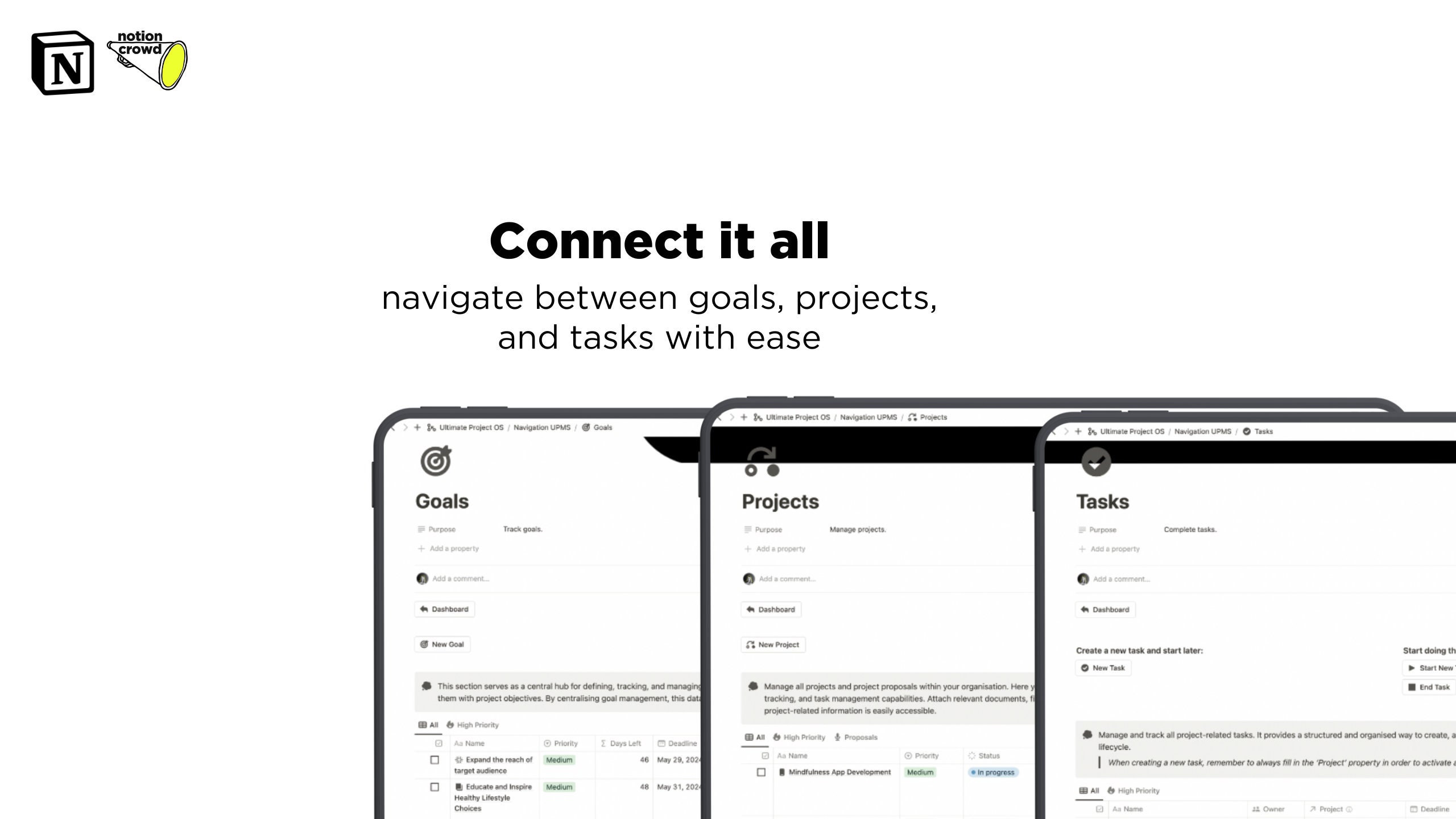 Project Management Template | Notion Team Management System | Project ...