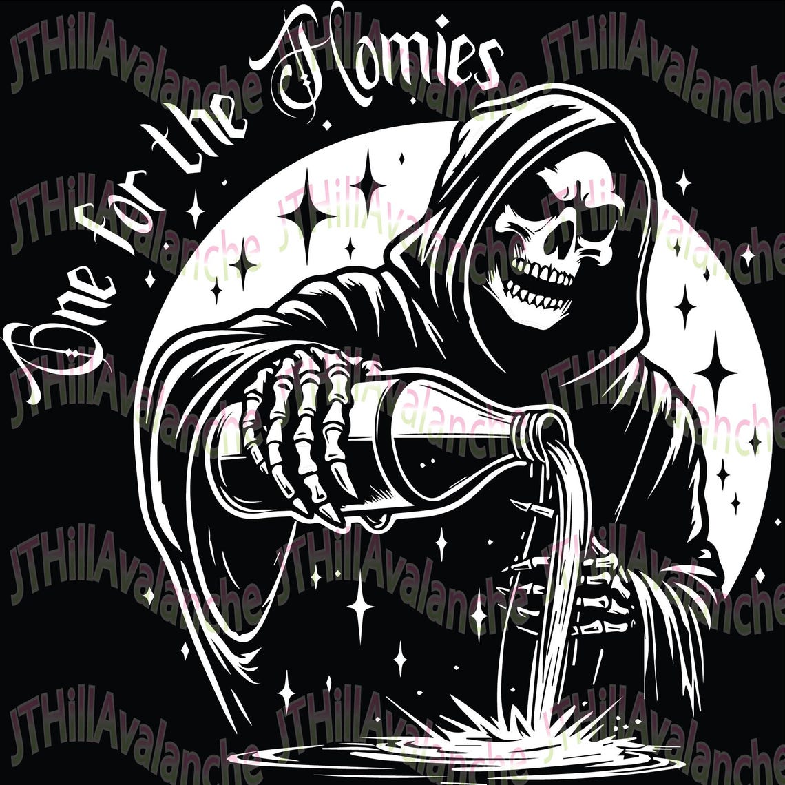 Grim Reaper Svg, One for the Homies Svg, Halloween Svg - Etsy