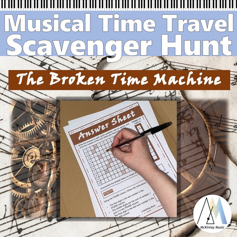Musical Periods Eras Printable Scavenger Hunt Game - Etsy