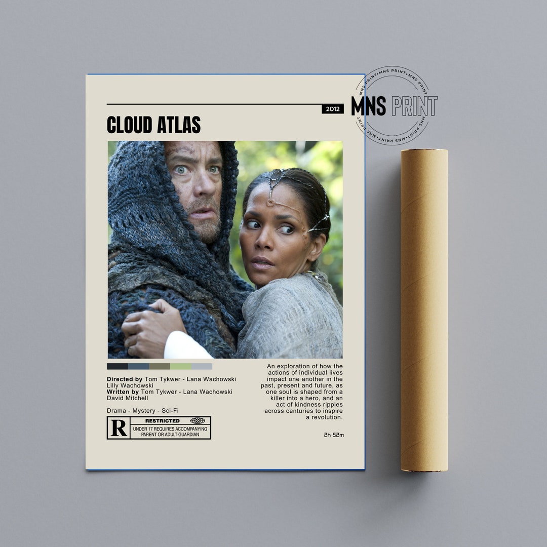 Cloud Atlas Poster, Tom Tykwer, Minimal Movie Art, Retro Movie Poster ...