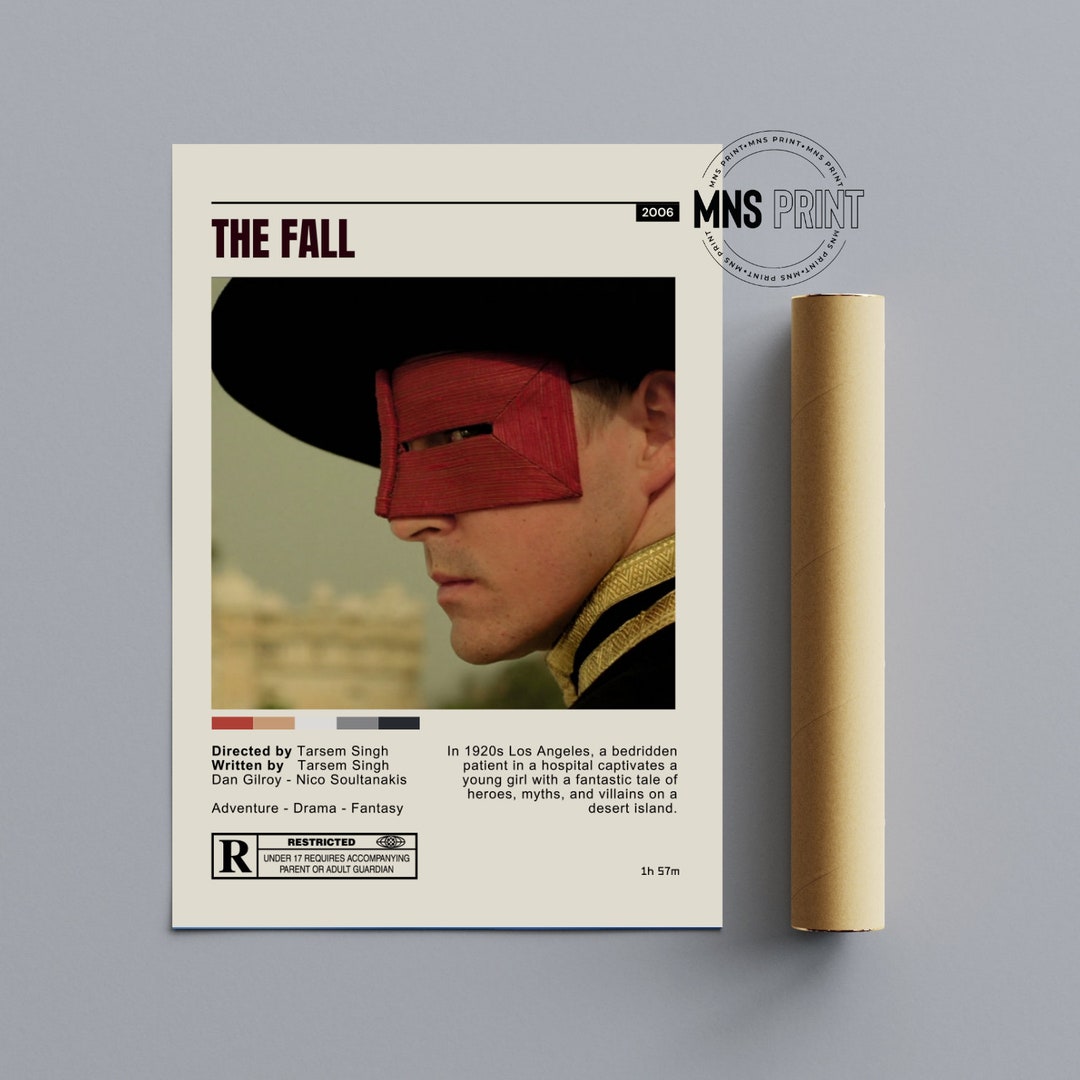 The Fall Poster, Tarsem Singh, Minimal Movie Art, Retro Movie Poster ...