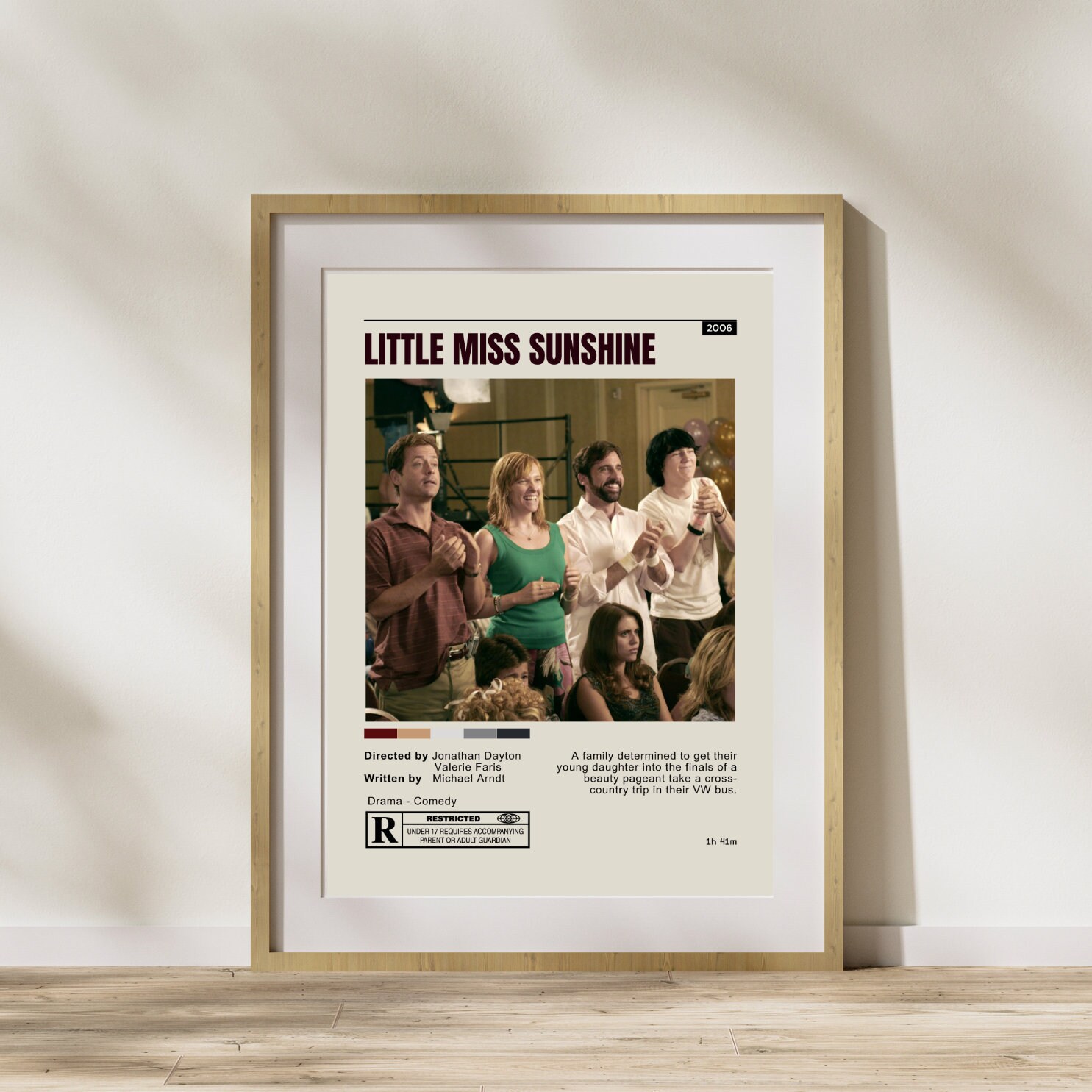Littel Miss Sunshine Poster, Jonathan Dayton, Minimal Movie Art, Retro ...