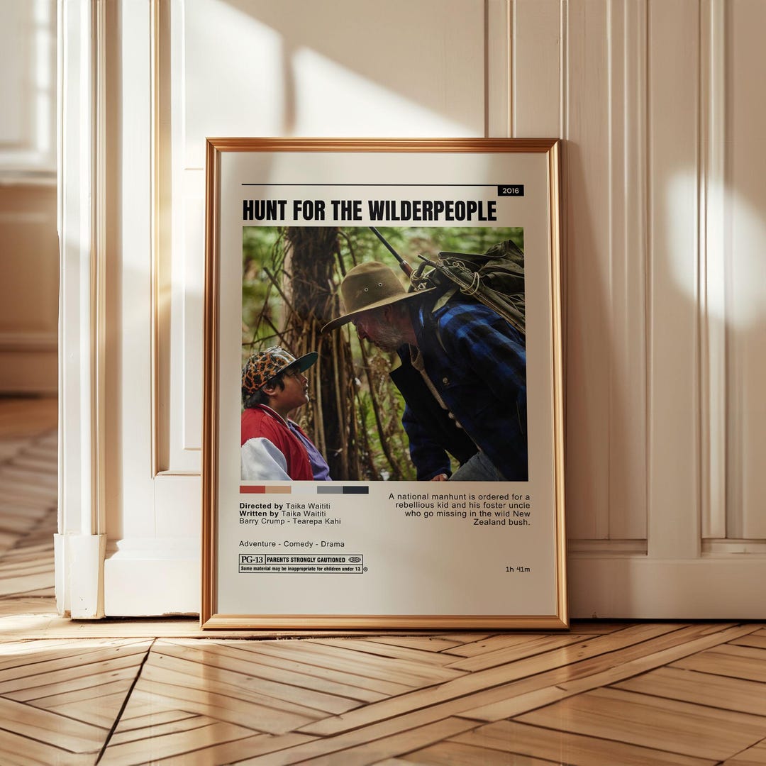 Hunt for the Wilderpeople Poster, Taika Waititi Film Print (digital ...