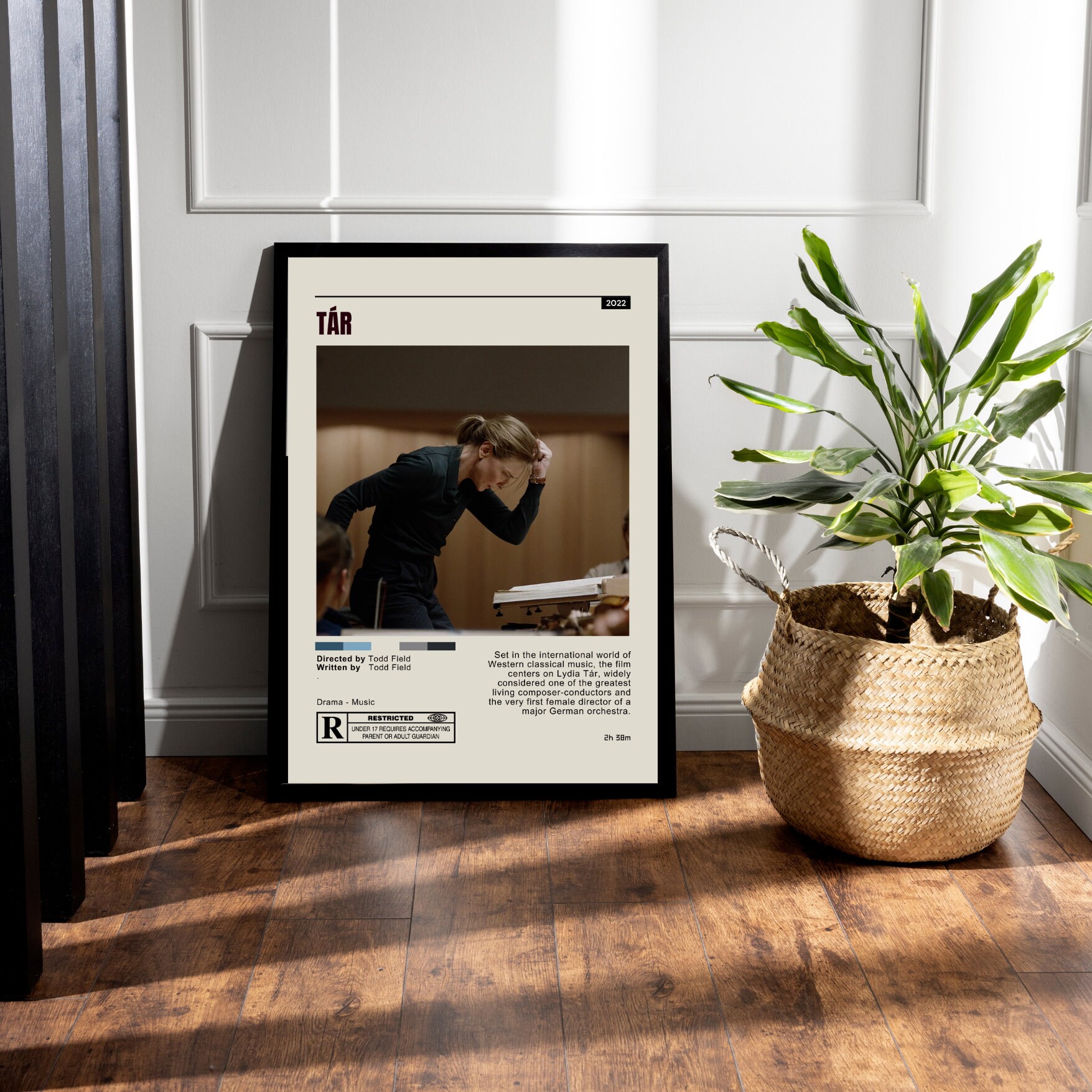 Tár Poster, Todd Field, Minimal Movie Art, Retro Movie Poster, Digital ...
