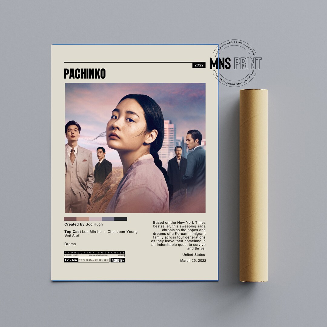 Pachinko Poster, Soo Hugh, Tv Series, Minimal Movie Art, Retro Movie ...