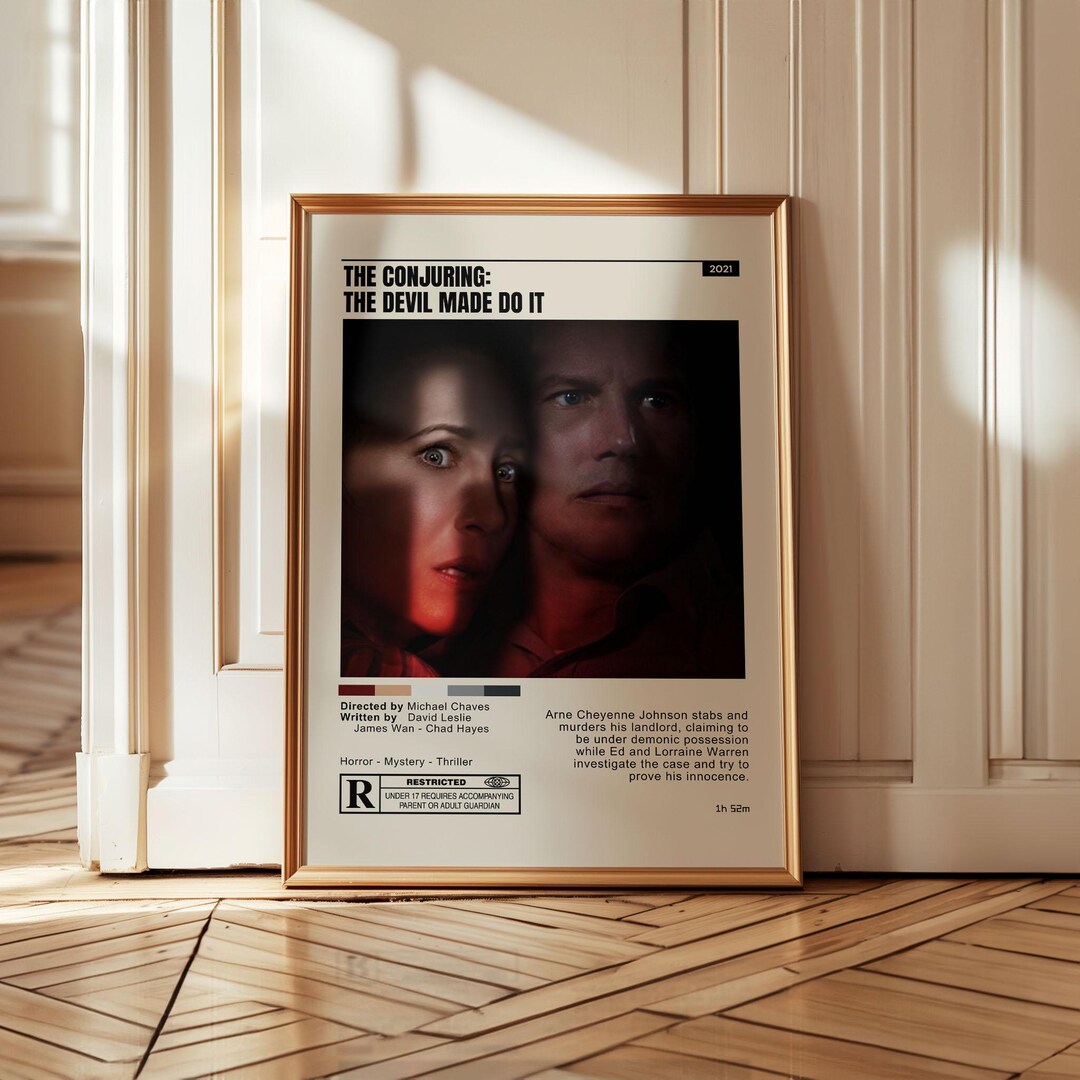 The Conjuring 3 Movie Poster, Horror Film Print (digital Download) - Etsy