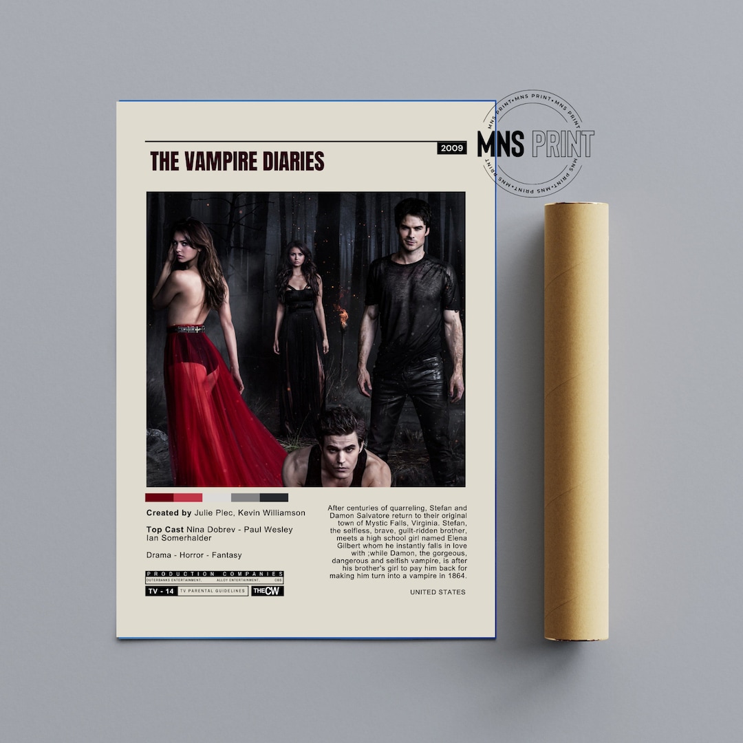The Vampire Diaries Poster, Julie Plec, Kevin Williamson, Tv Series ...