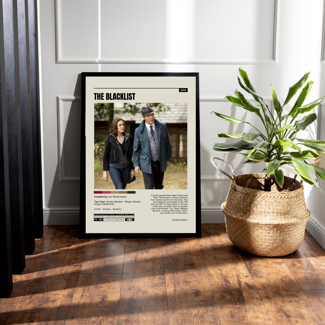 The Blacklist Poster, Jon Bokenkamp, Tv Series, Minimal Movie Art, Retro Movie Poster ...