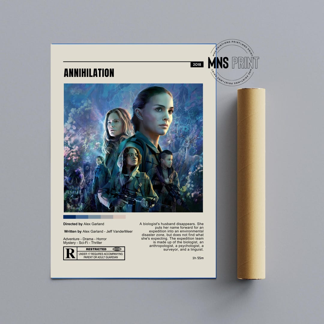 Annihilation Poster, Alex Garland, Minimal Movie Art, Retro Movie ...