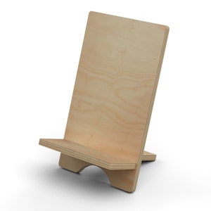 Wooden Countertop Book Display Stand Plywood Riser Timber Shelf Easel ...