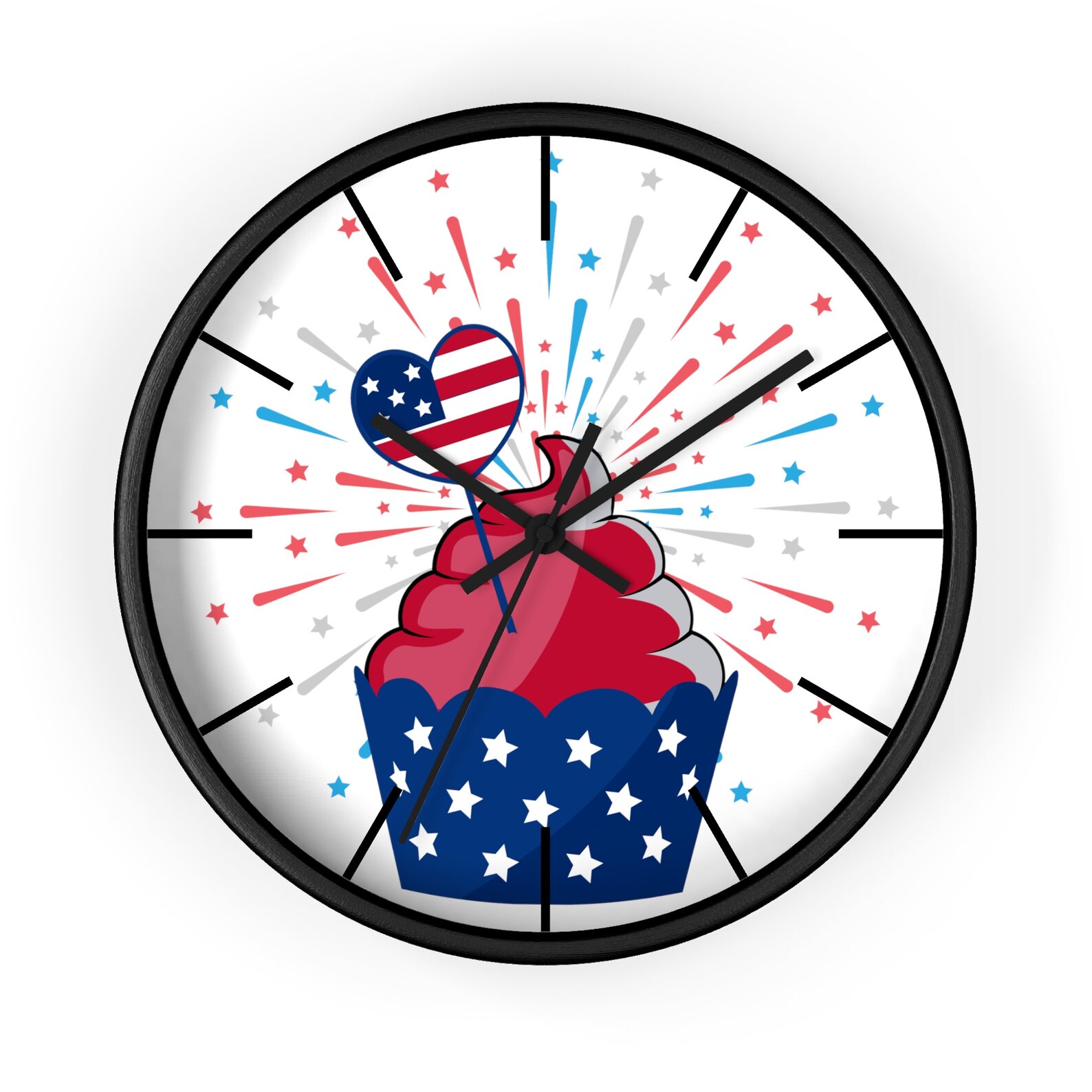Independence July 4th Wall Clock - Etsy
