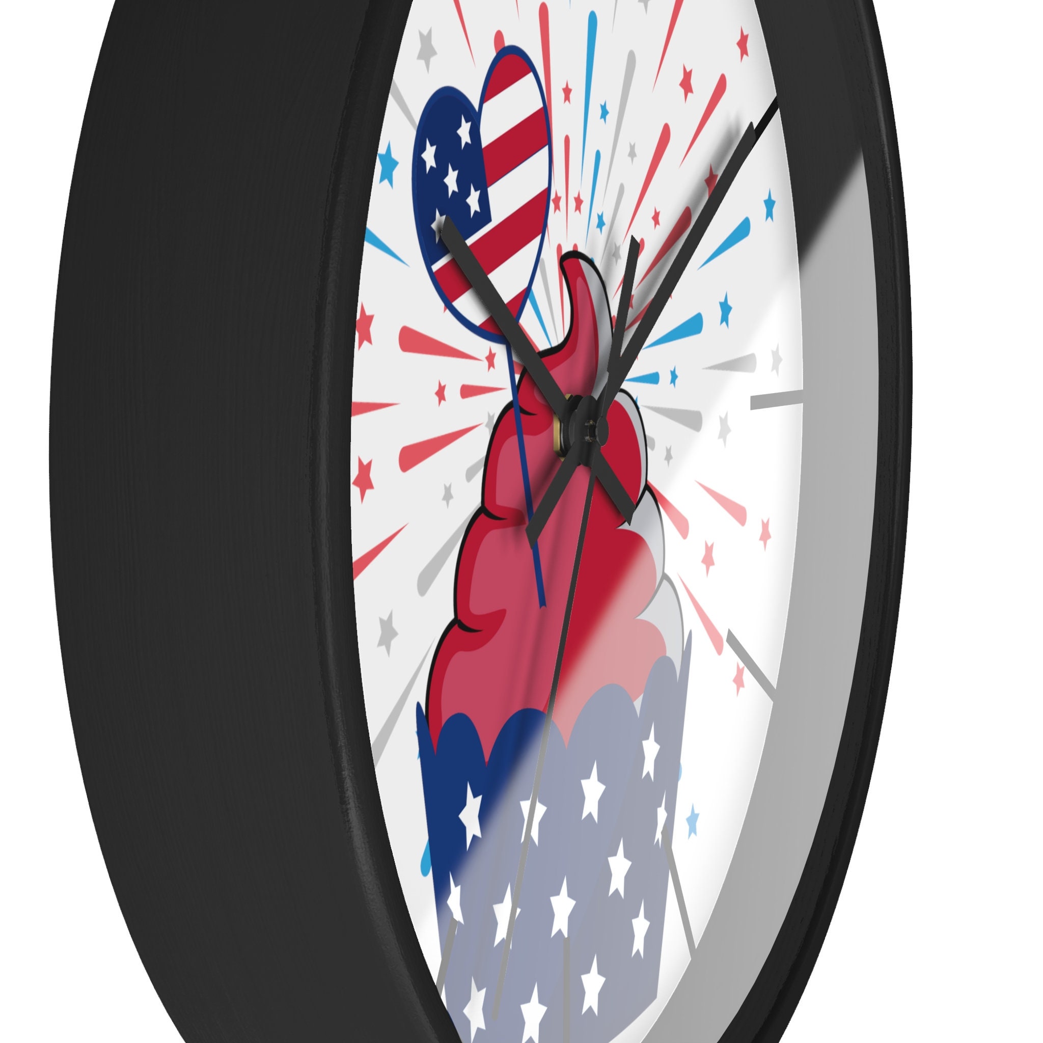 Independence July 4th Wall Clock - Etsy