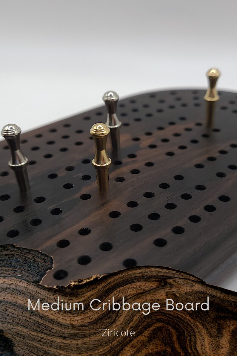Handmade Wooden Cribbage Board Premium Exotic & Domestic Hardwoods - Etsy