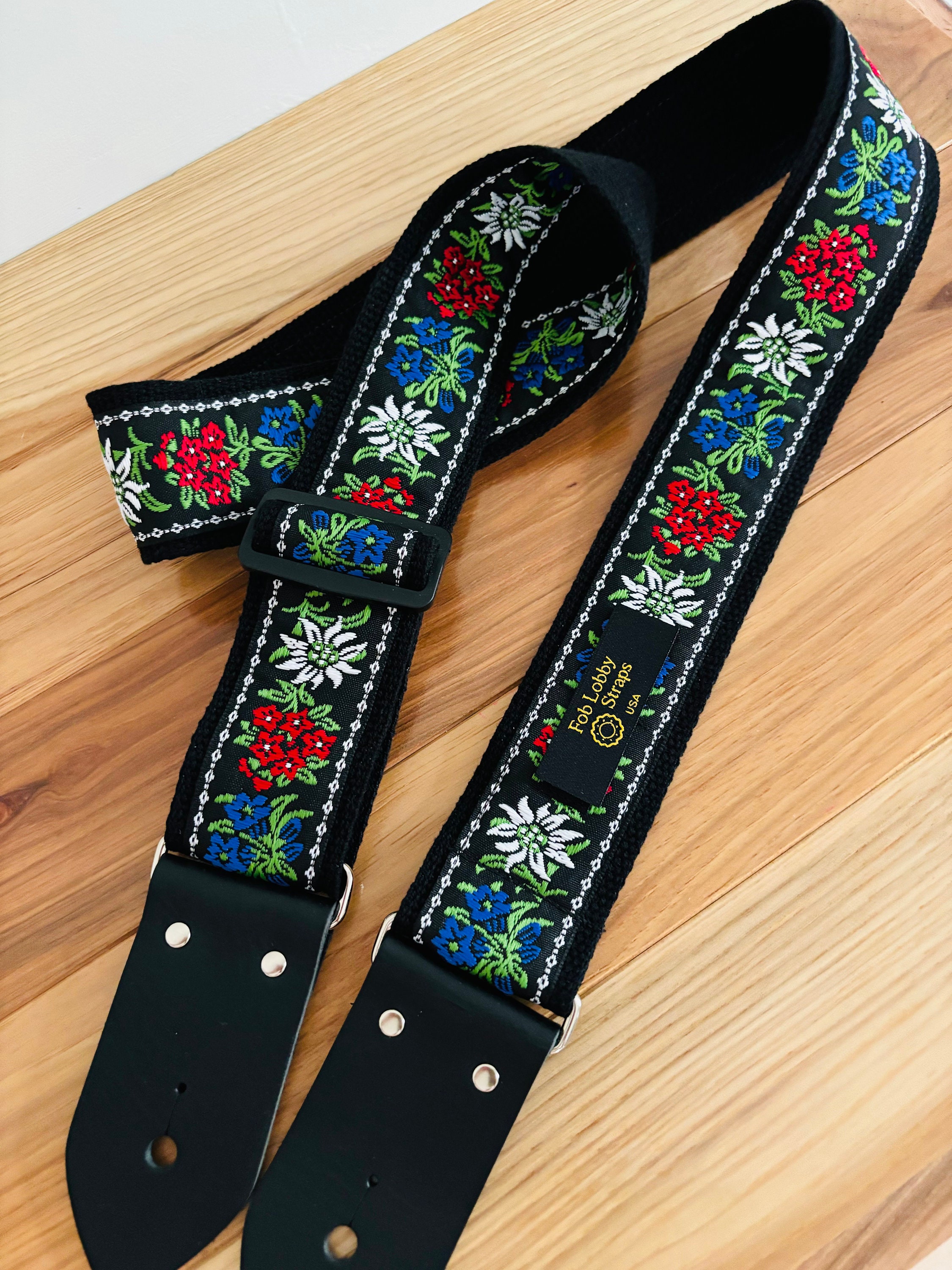 EDELWEISS Guitar Strap 3 Guitar Strap Lengths Sizes Acoustic Guitar ...