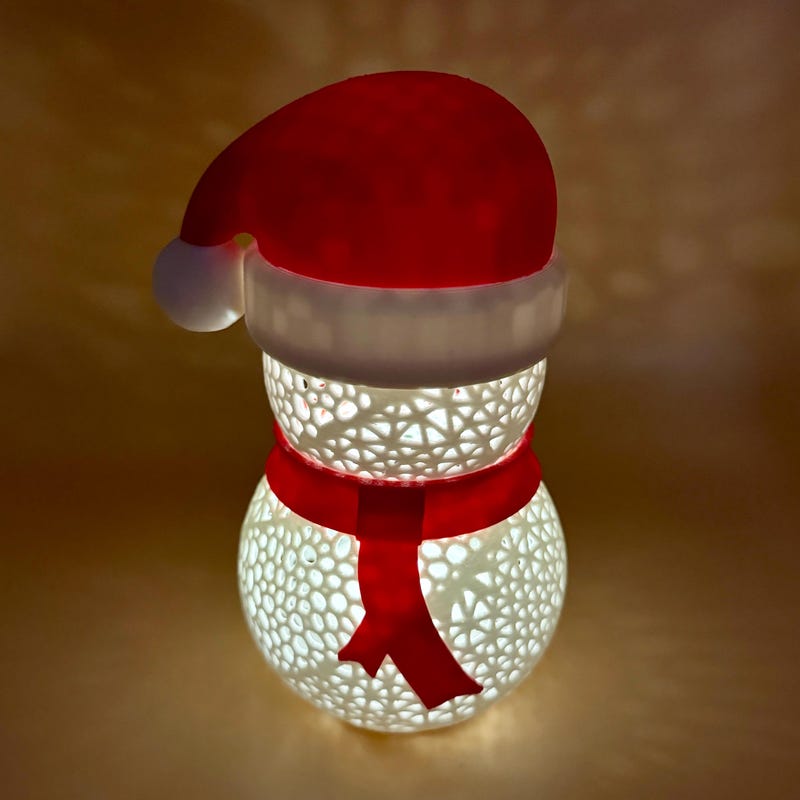 Snowman Tea Light - Etsy