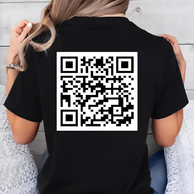 Trump Qr Code Tee - Etsy