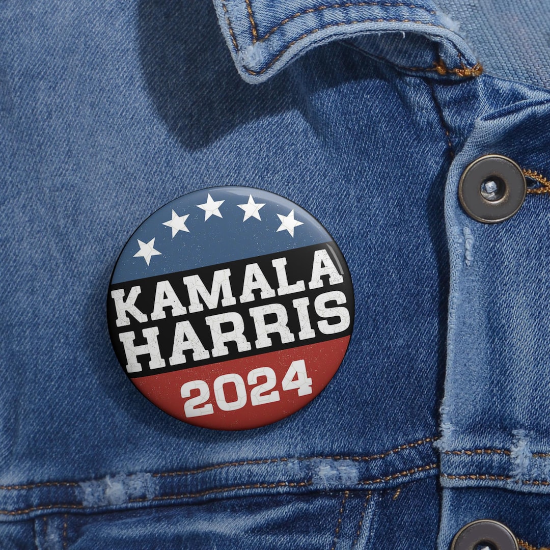 Kamala Harris 2024 Pin Button, 2024 Presidential Election, 2024 ...