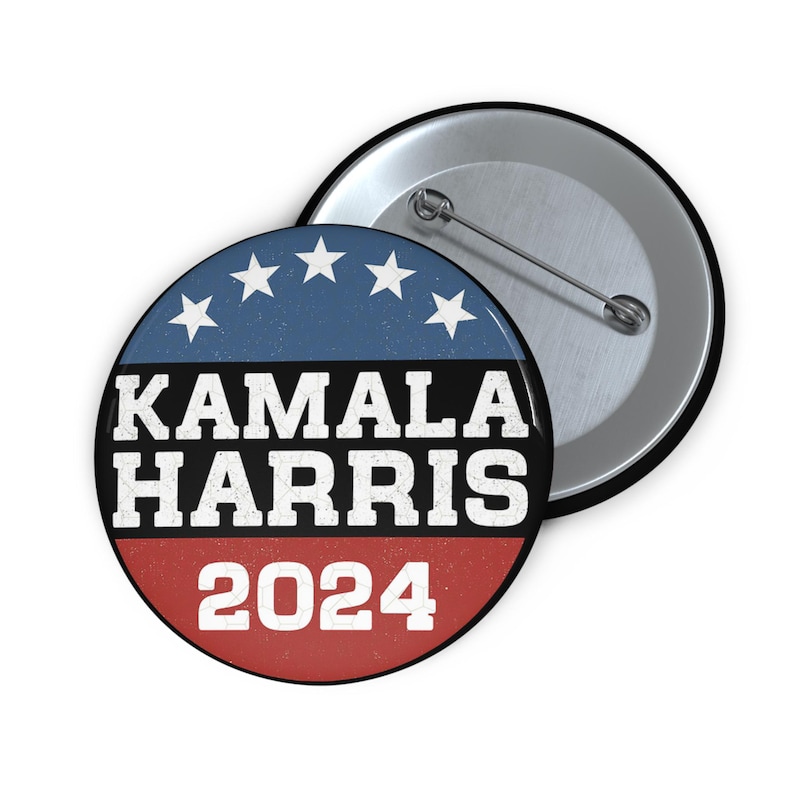 Kamala Harris 2024 Pin Button, 2024 Presidential Election, 2024 ...
