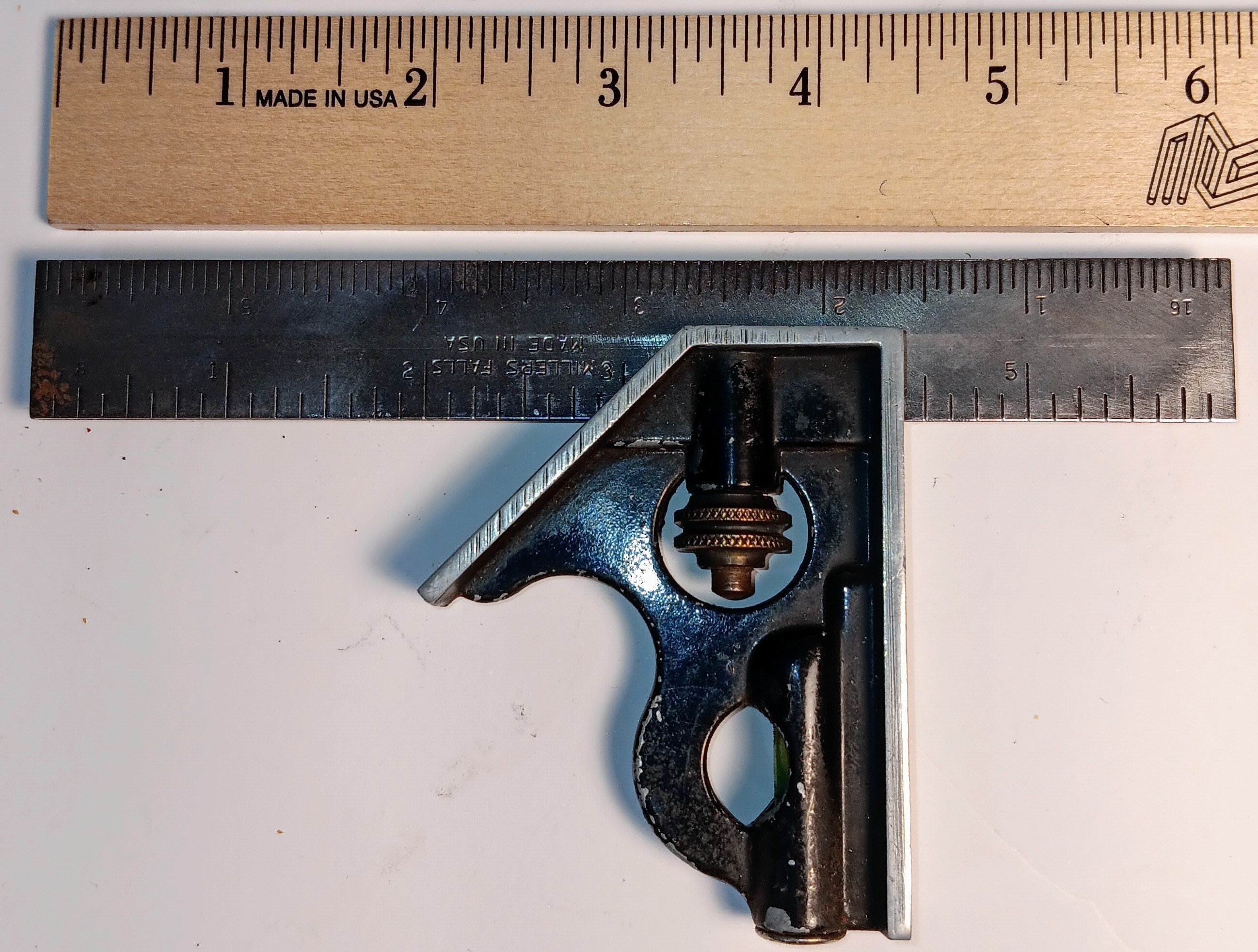 Vintage Miller's Fall 6 Combination Square, Level & Slide Rule - Etsy