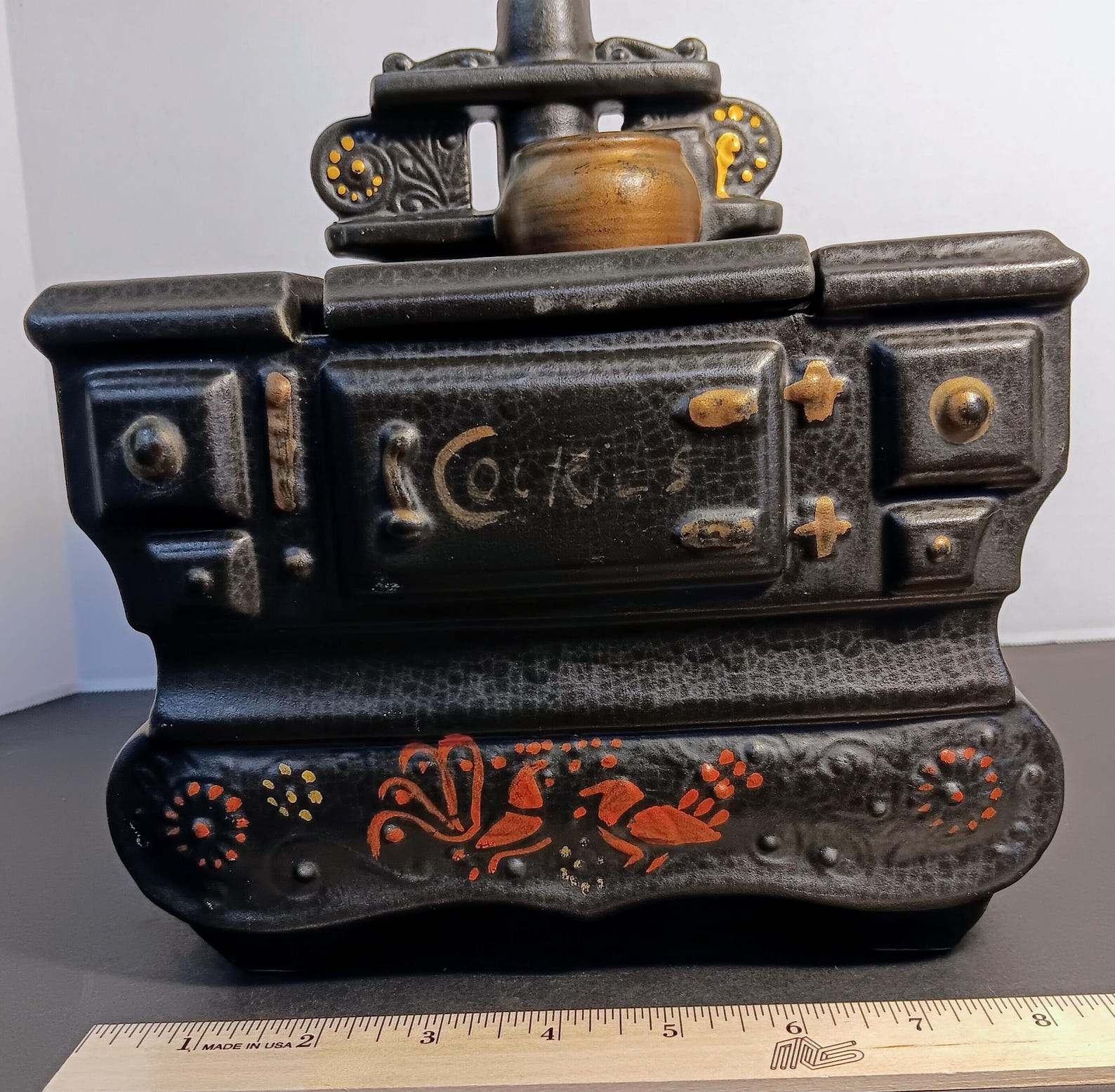 Mccoy USA Black Cook Stove Cookie Jar - Etsy