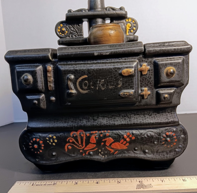 Mccoy USA Black Cook Stove Cookie Jar - Etsy