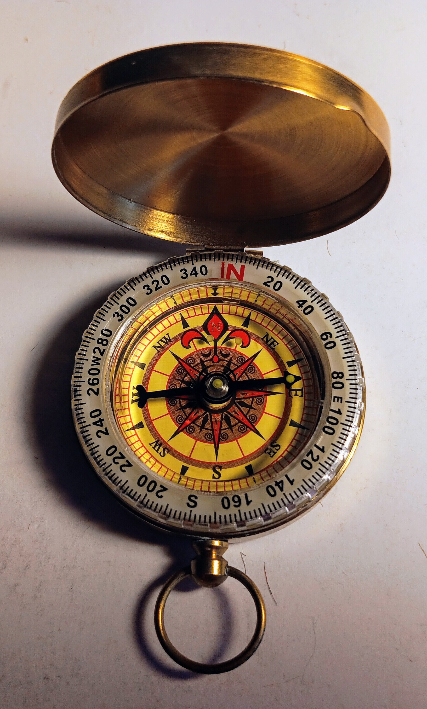 Brass Pocket Compass - Etsy