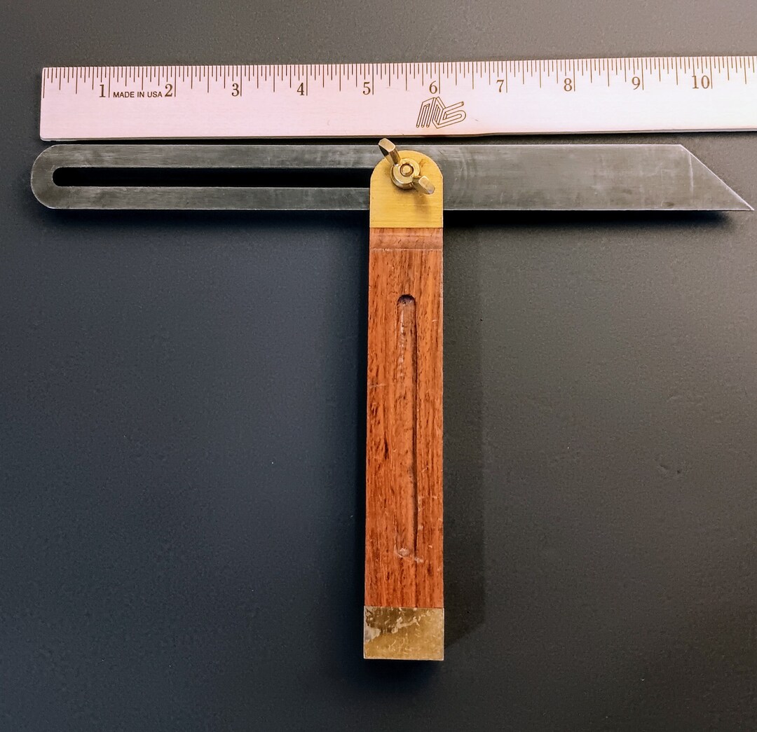 Vintage Sliding 'T' Bevel Gauge - Etsy