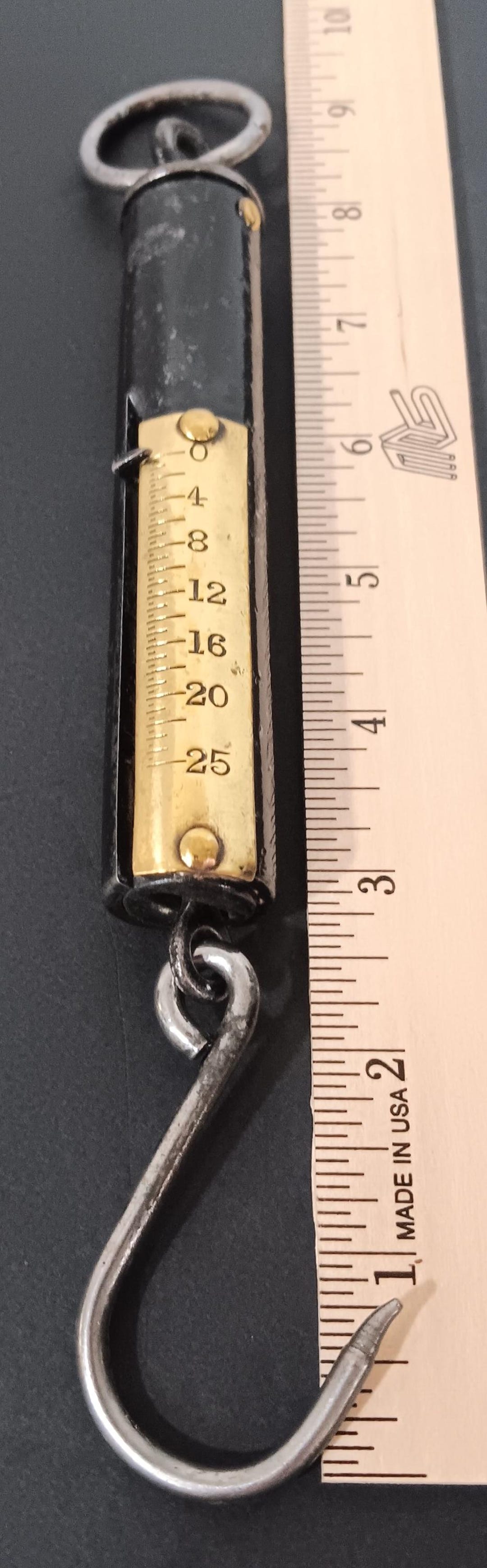 Vintage Cylindrical Hanging Spring Scale - Etsy