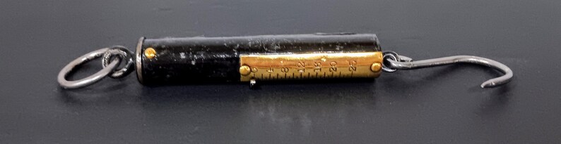 Vintage Cylindrical Hanging Spring Scale - Etsy