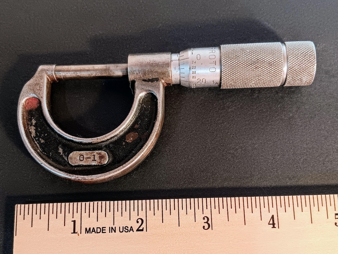 Vintage Proto Outside Micrometer D-1 - Etsy