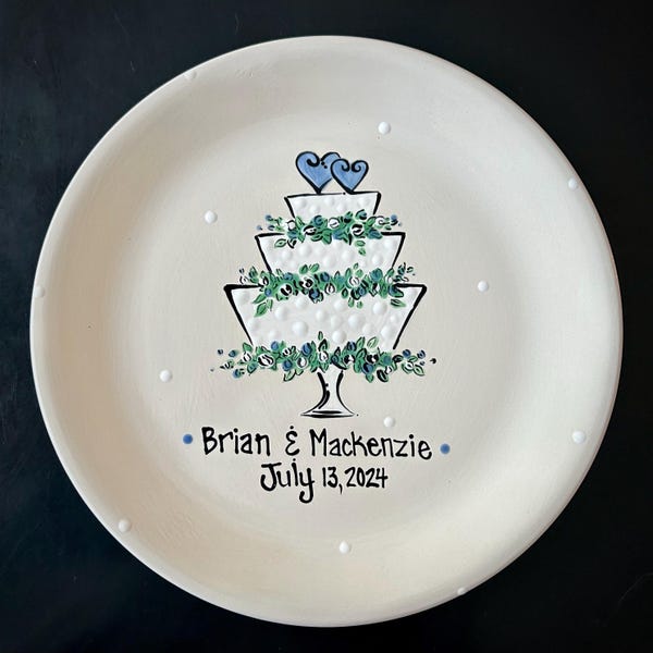 Wedding Plate - Etsy