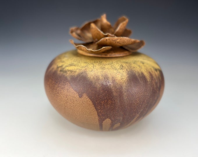 Cremation Urn in Rustic Orange - Etsy