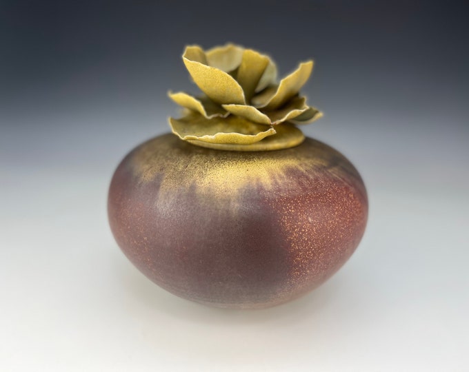 Cremation Urn in Rustic Orange - Etsy