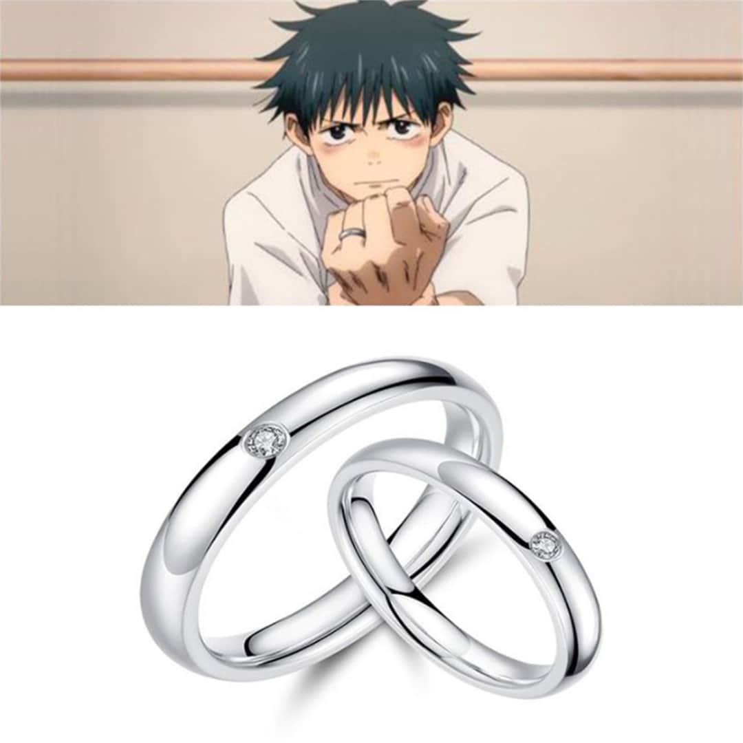 Jujutsu Kaisen Couple Matching Rings, Okkotsu Yuta and Orimoto Rika ...