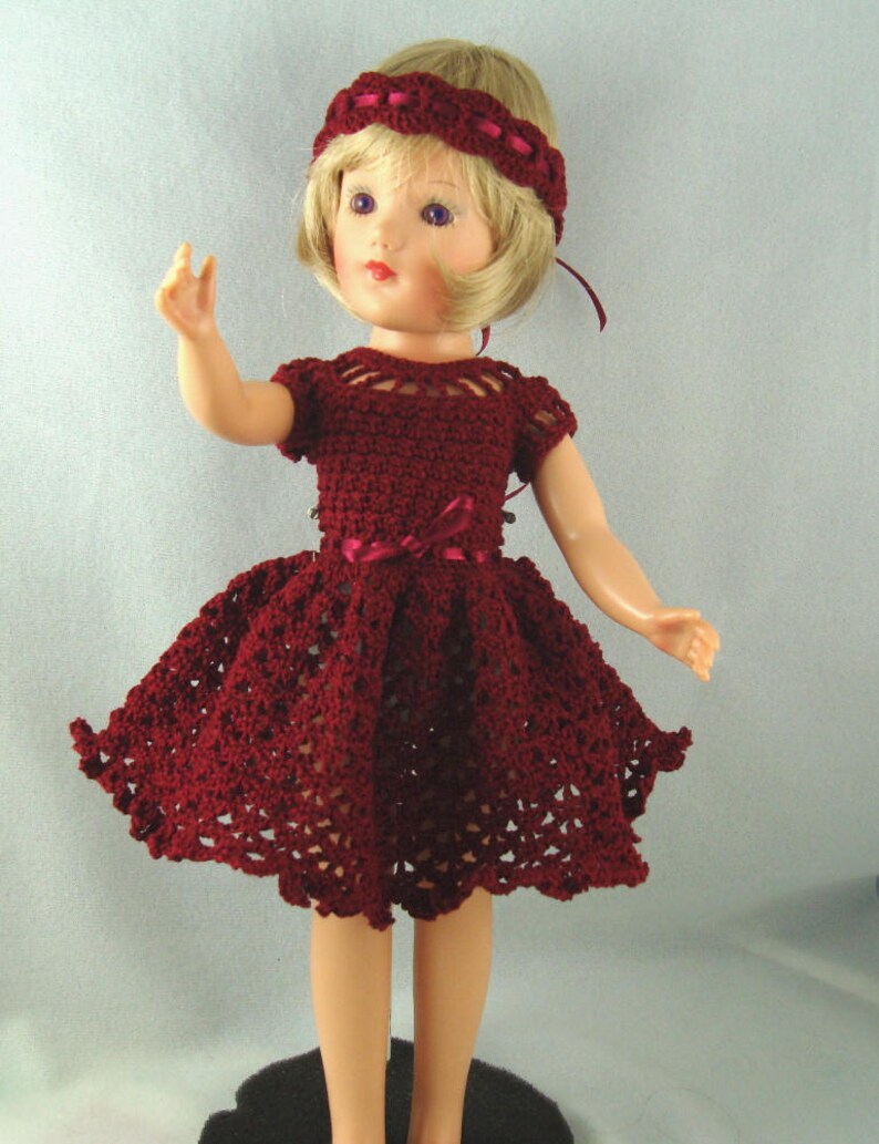 Crocheted Lacy Dress Pattern for 14 Inch Dolls - Etsy