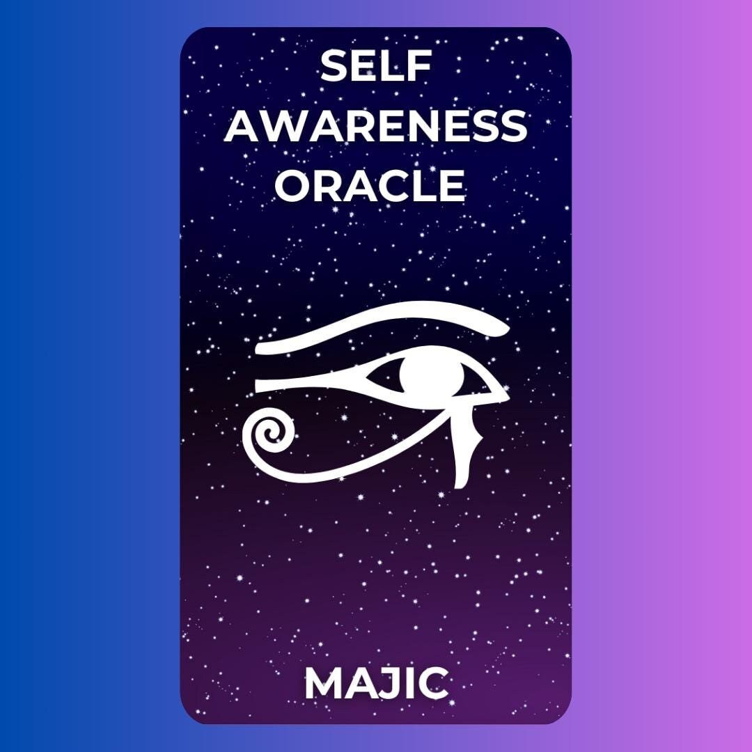 SELF AWARENESS ORACLE Card Deck (printable Oracle Deck | Oracle Cards ...
