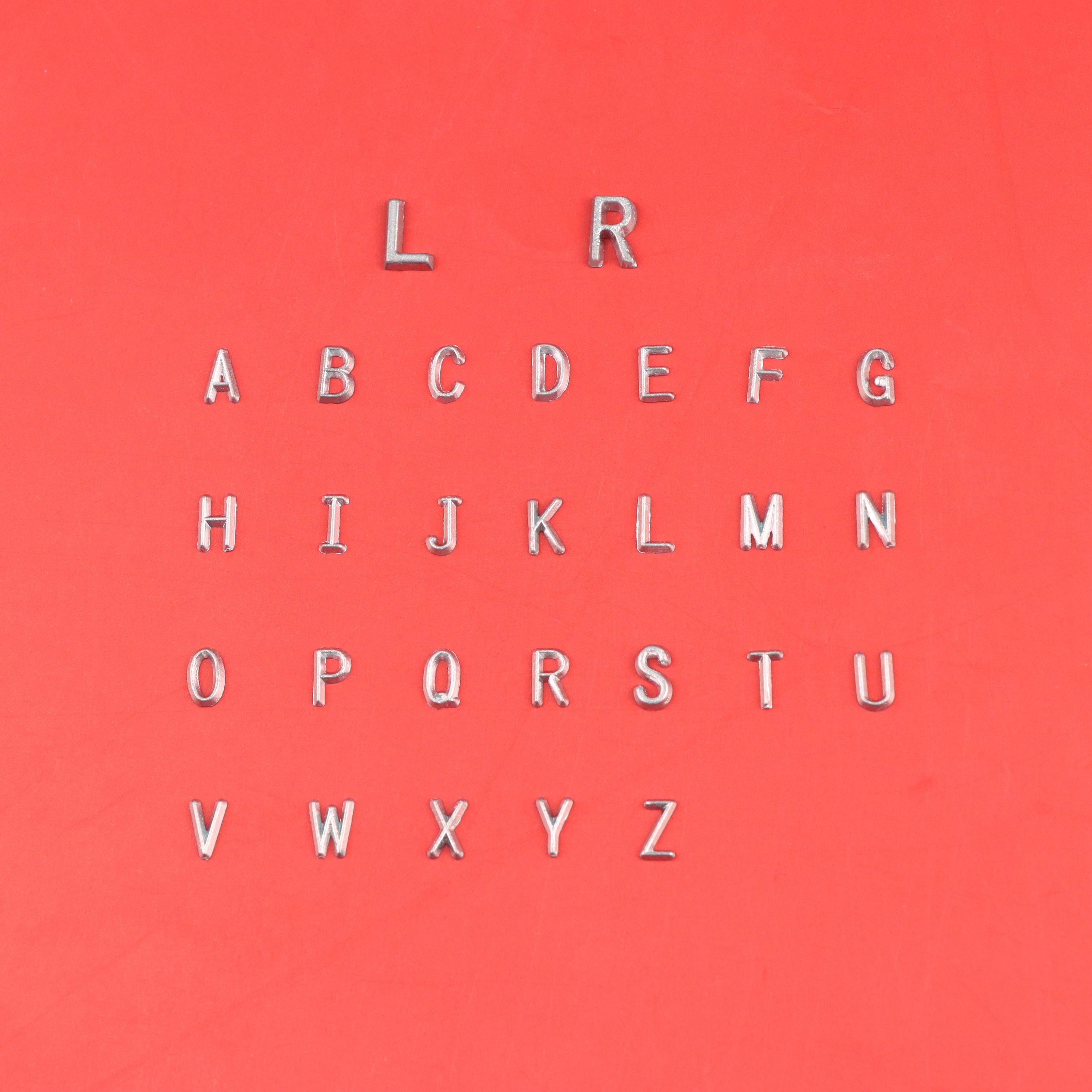 Lead Letters for X-ray Markers: DIY Radiology Identification - Etsy