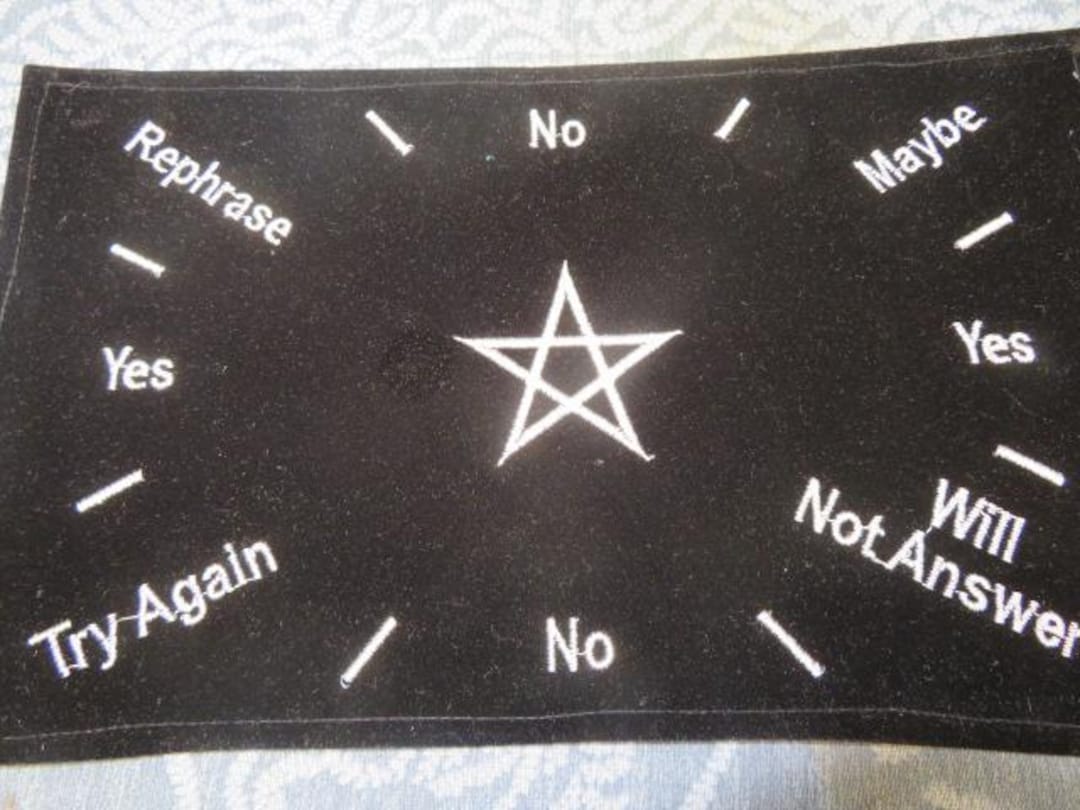 Pendulum Mat PENTACLE Divining Tool Scrying Mat Dowsing Tool - Etsy