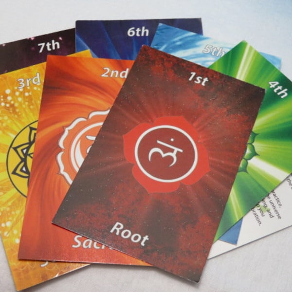 Chakra Cards - Etsy