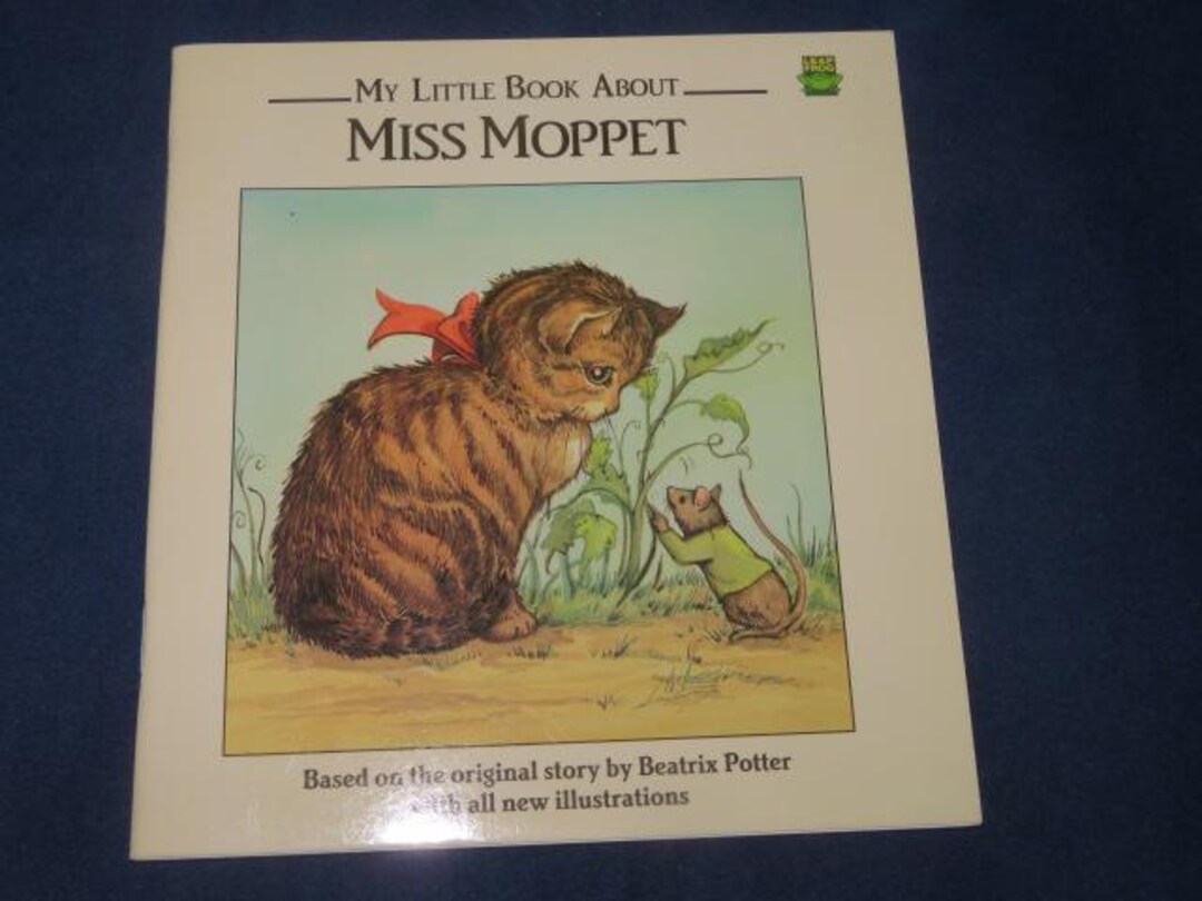 Vintage 1991 Children's Book My Little Book About Miss Moppet - Etsy