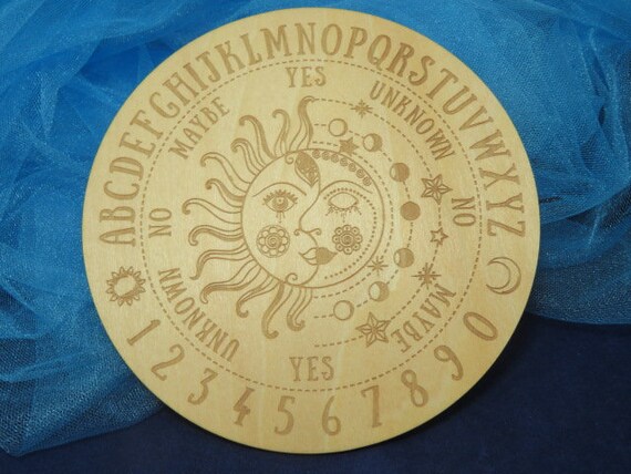 Wood Pendulum Grid Sun Moon 6 Birch Wood Celestial Grid - Etsy